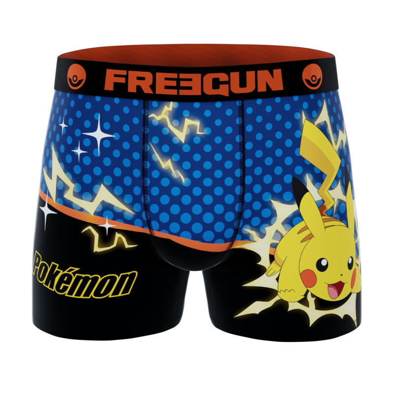 Lot de 3 boxers enfant Pokémon Pikachu Pokeball
