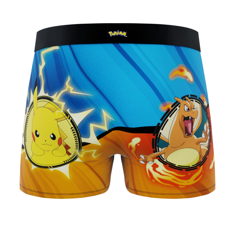 Lot de 3 boxers enfant Pokémon Pikachu Pokeball