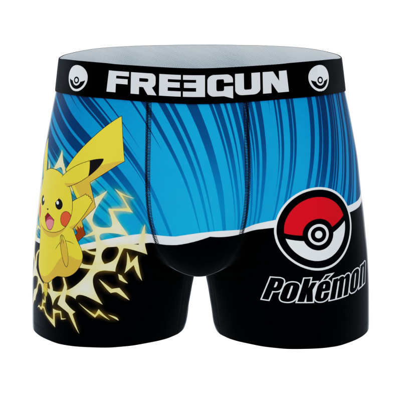 Lot de 3 boxers enfant Pokémon Pikachu Pokeball